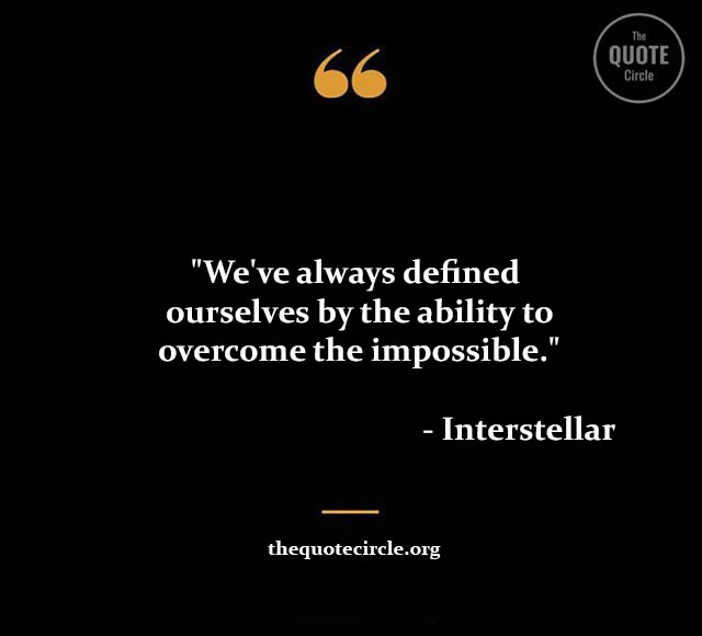 The Interstellar Quotes