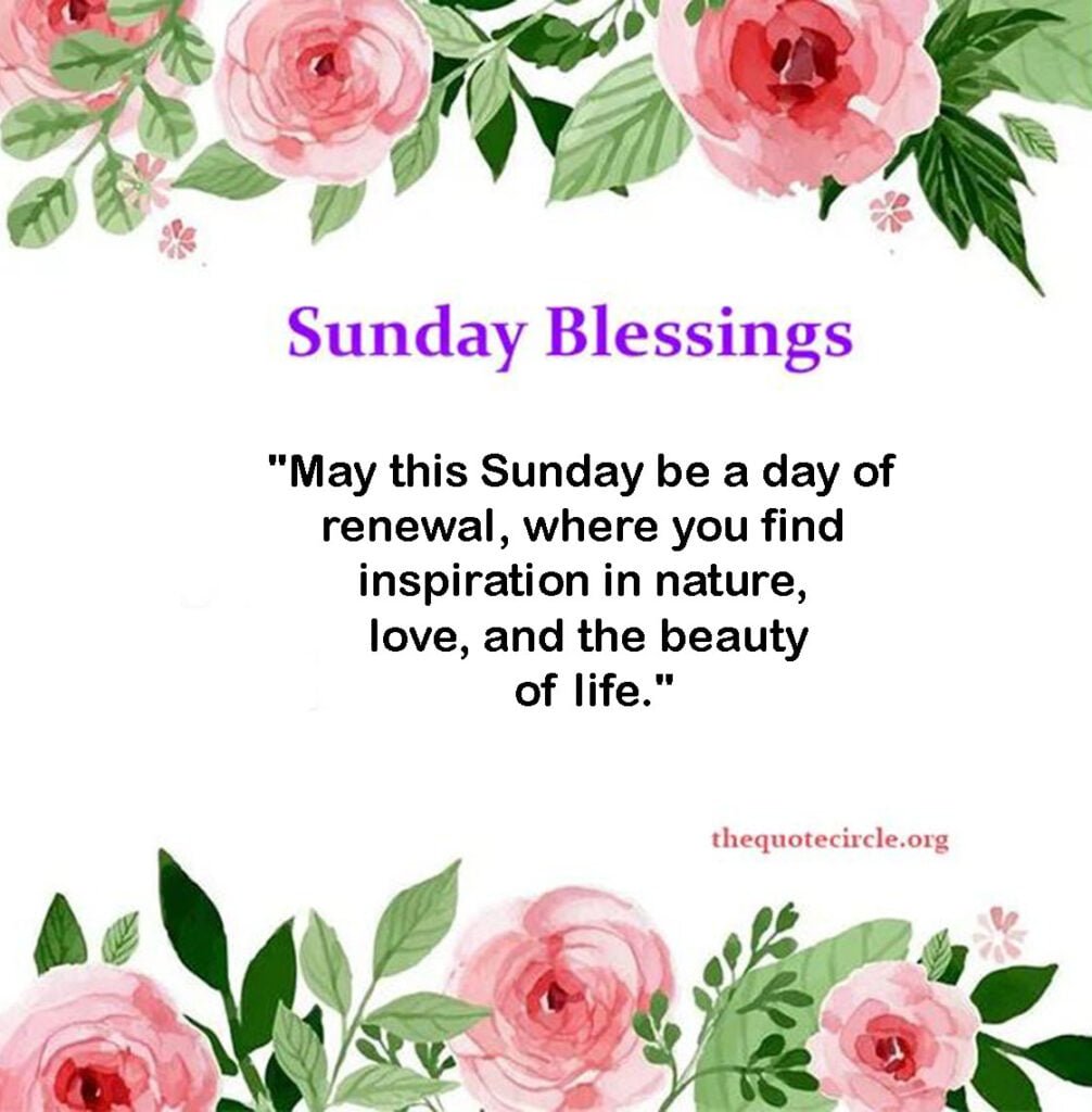 Best New Happy Sunday Blessings, Wishes and Quotes