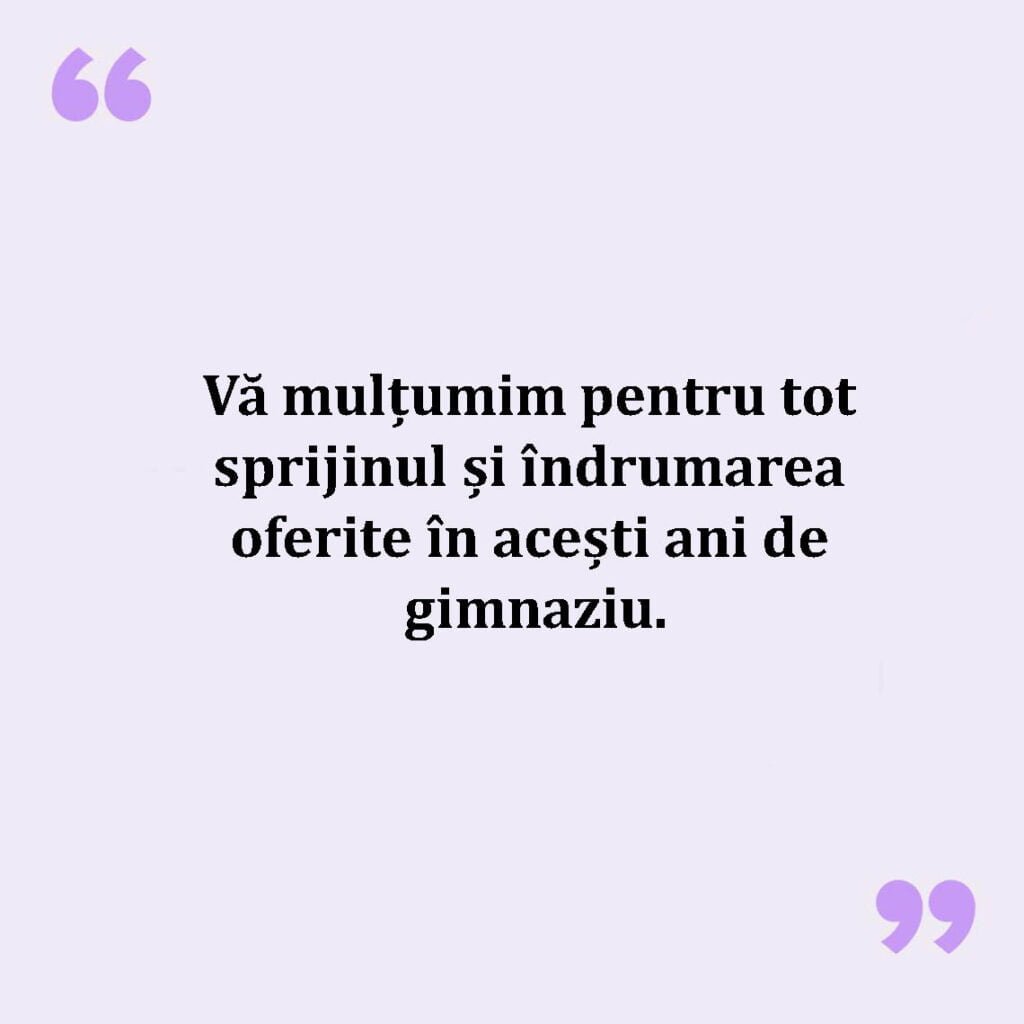 50+ Faimoși Mesaj Pentru Diriginta Sfarsit Gimnaziu