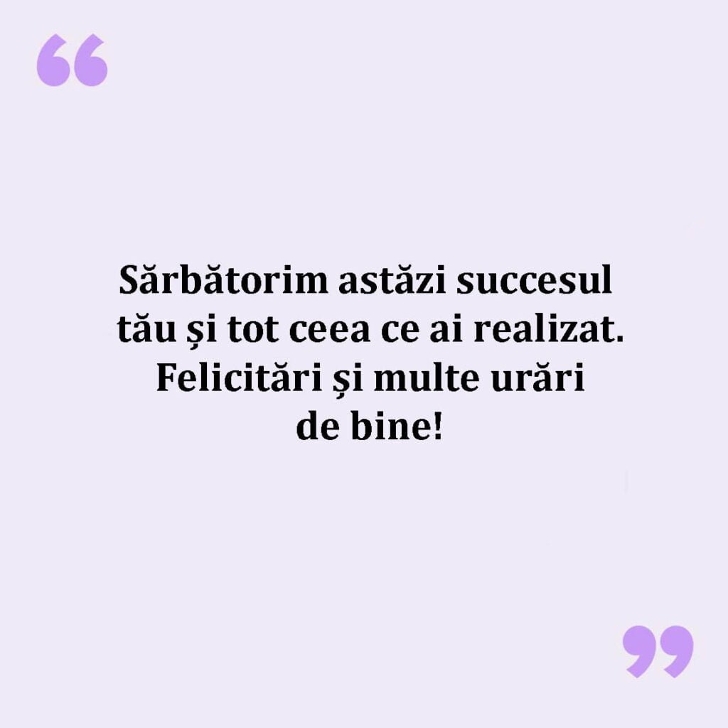 50+ Faimoși Mesaje De Felicitari Pentru Reusite