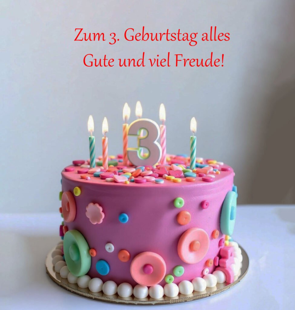 Alles Gute Zum 3 Geburtstag