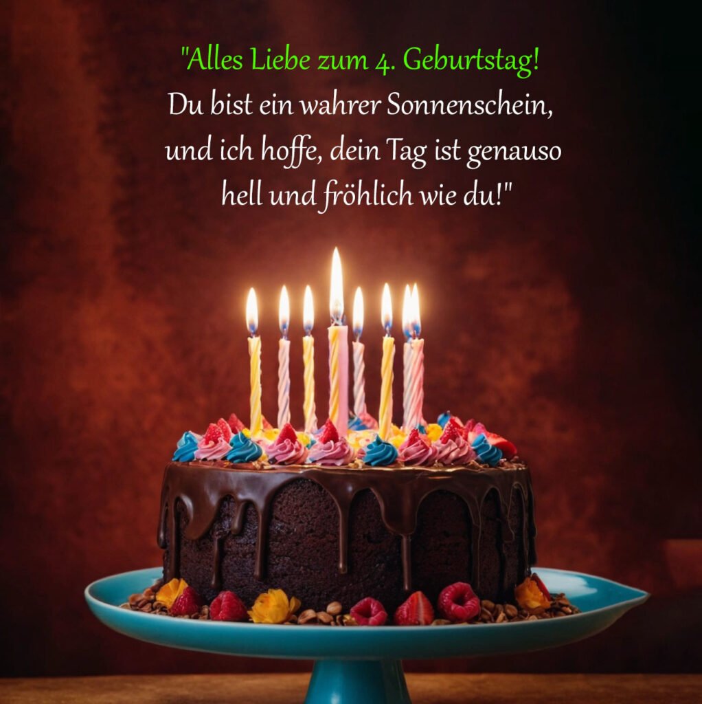 Gluckwunsche Zum 4 Geburtstag