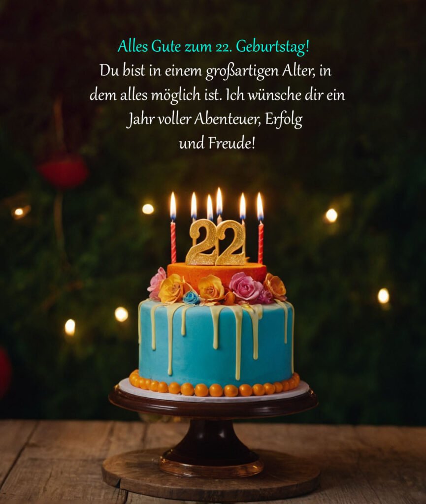 Spruch Zum 22 Geburtstag