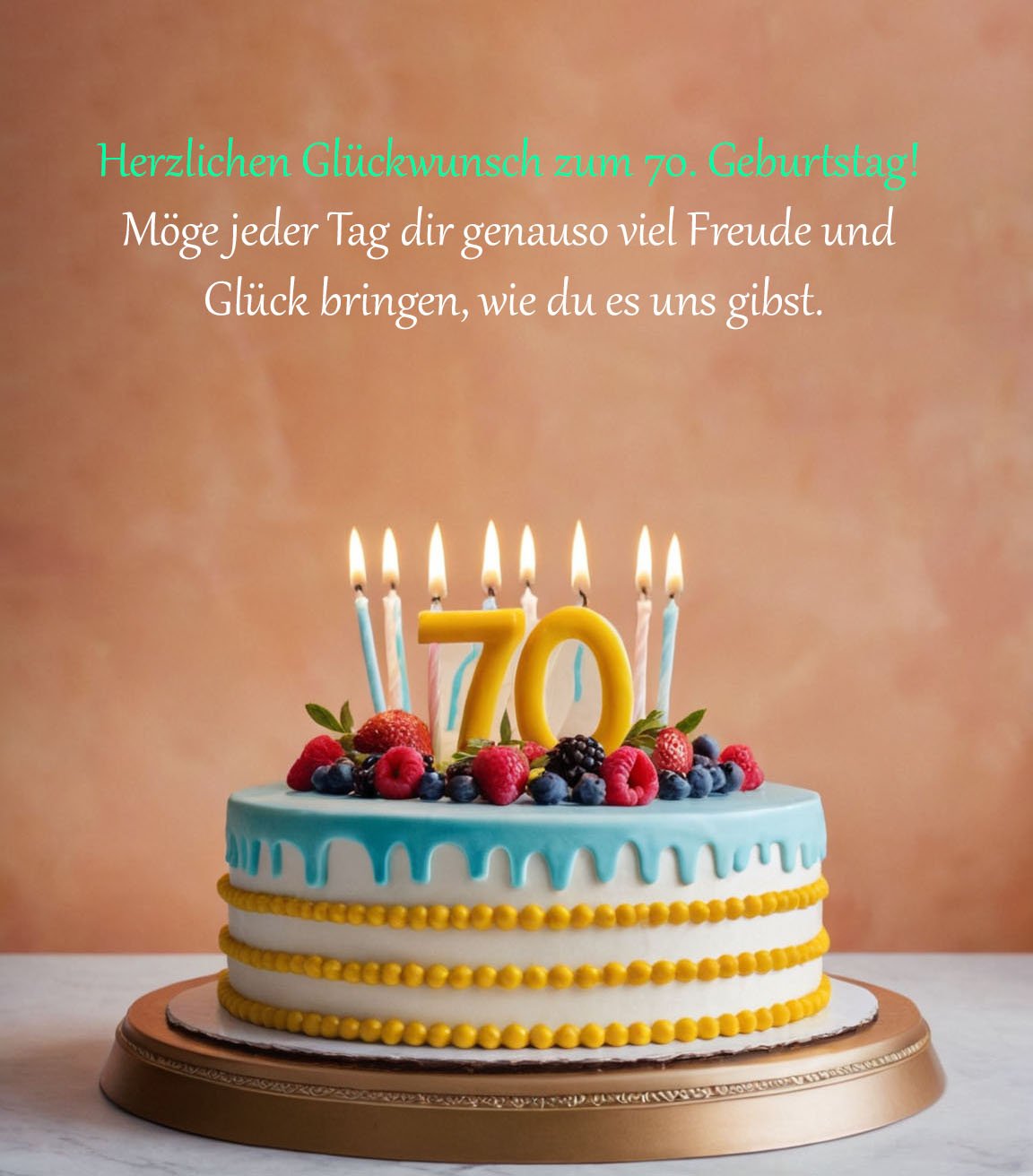 Top Sprüche für Glückwünsche zum 70. Geburtstag Top Sprüche für Glückwünsche zum 70. Geburtstag