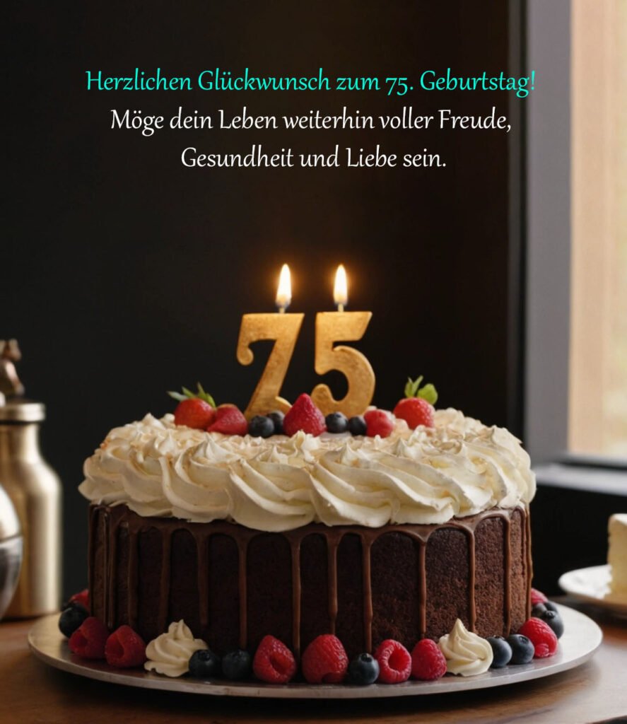 75 Geburtstag Frau Whatsapp